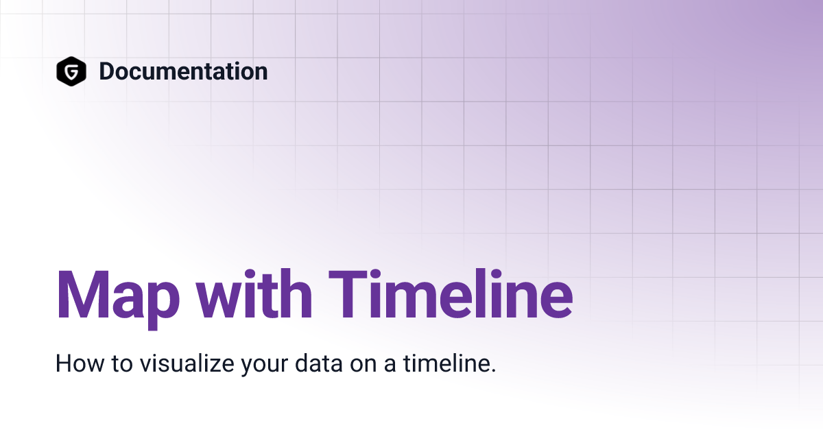 Map with Timeline | Documentation